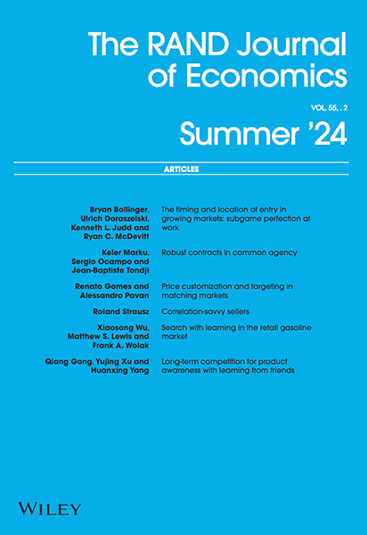 The RAND Journal of Economics